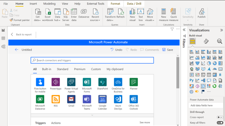 How to Export Power BI Dashboards using Power Automate
